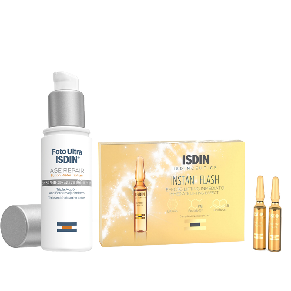 Foto Ultra ISDIN Age Repair Fusion Water SPF 50+ + Isdinceutics Instant ...